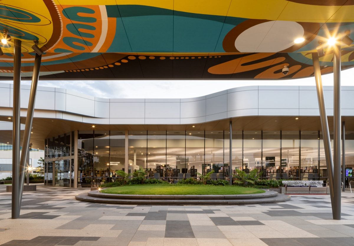 Ipswich Library + Plaza | Skypanel